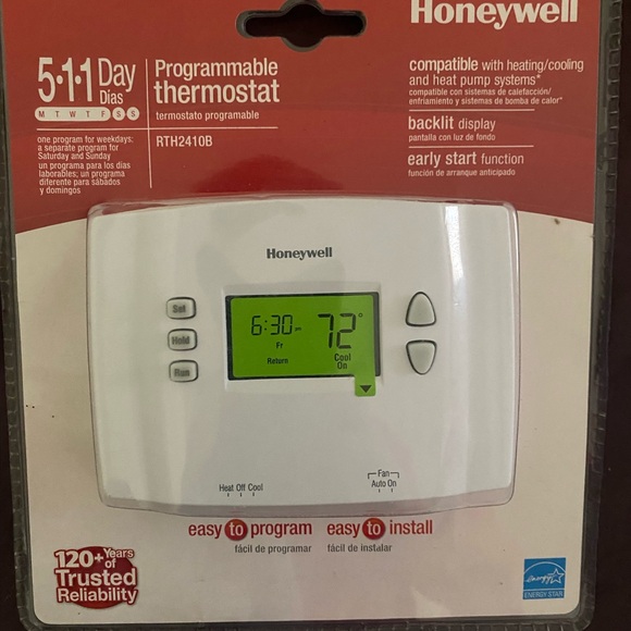 Honeywell | Other | White Programmable Thermostat Brand New By ...